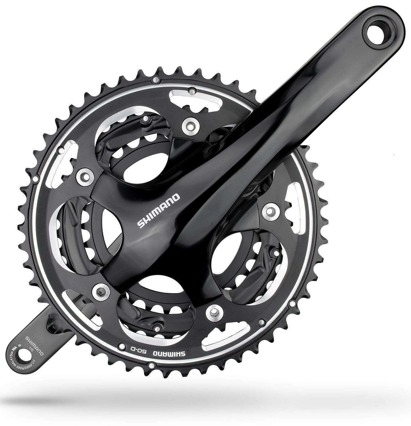 Shimano Tiagra FC-R563 Trible Road Bike Bicycle Crankset 10 Speed 50-39 ...