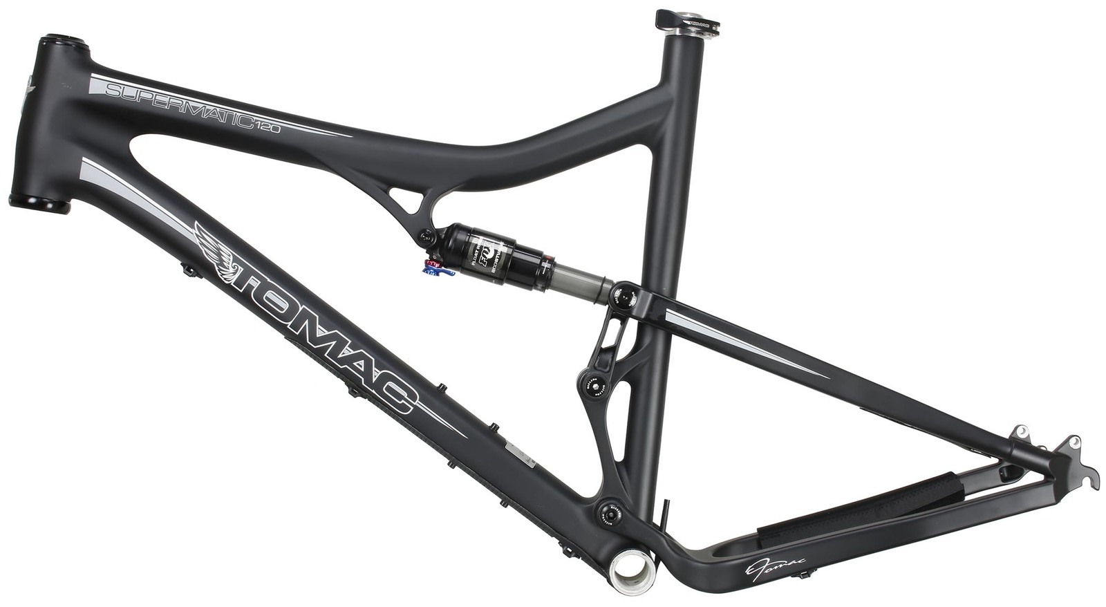 TOMAC SUPERMATIC Full Suspension Bike Frame 26"x21" XL With Shox Black ...